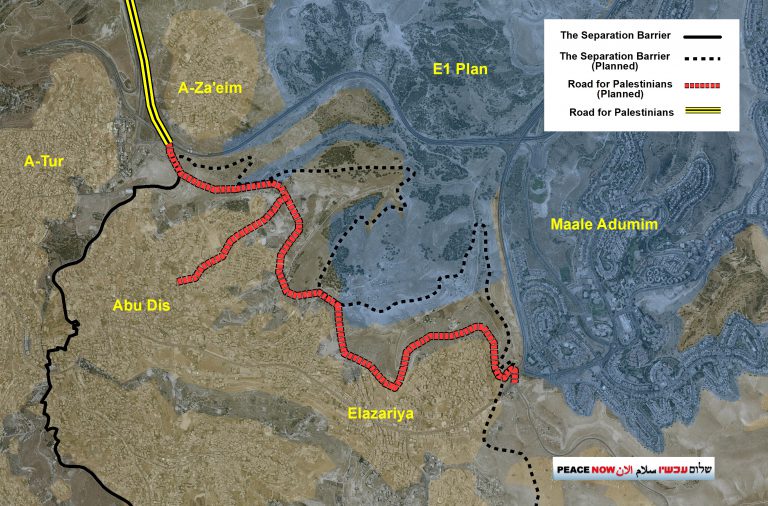 Road to Allow E1 Construction is Being Promoted - Peace Now