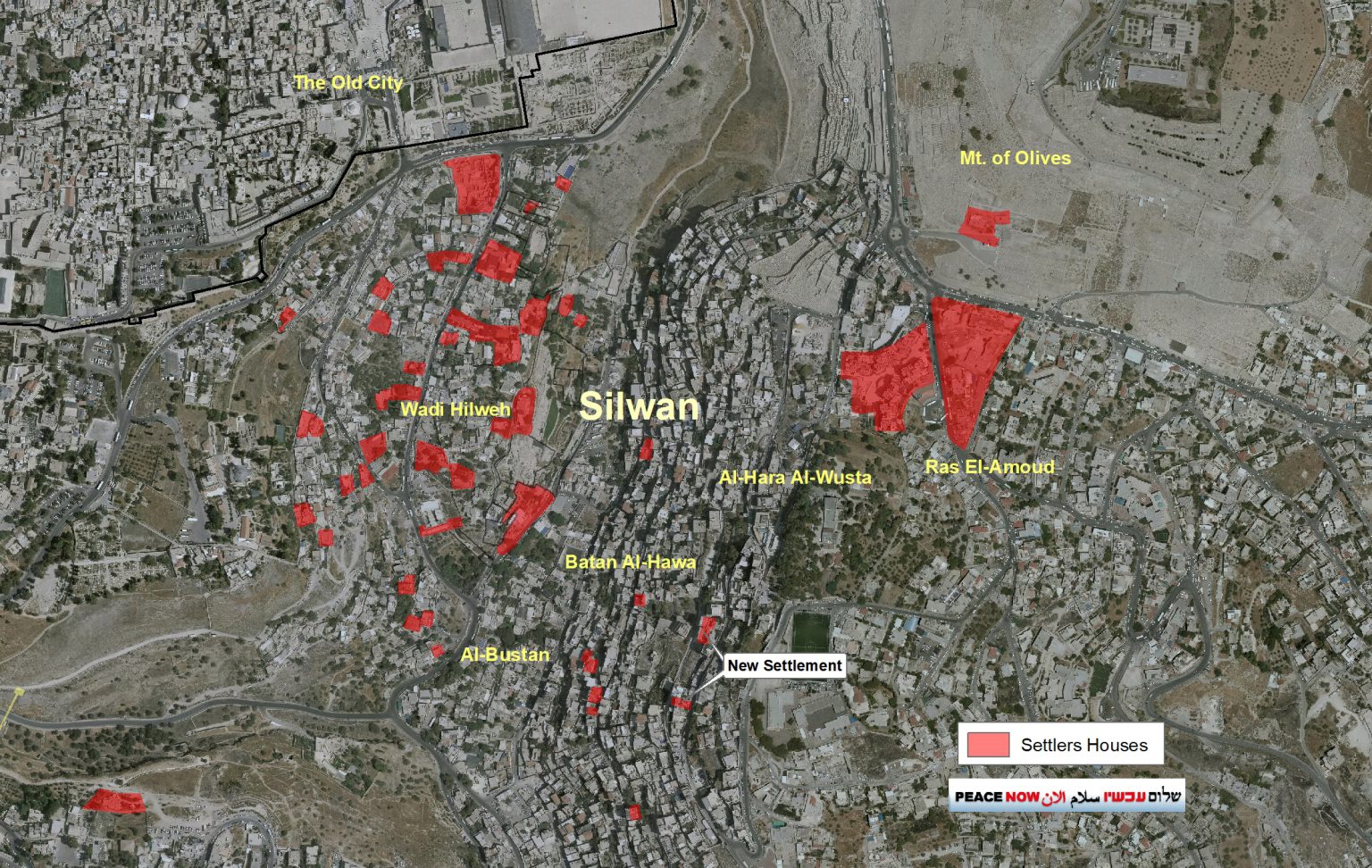 Settlers took over 3 new houses in Silwan - Peace Now