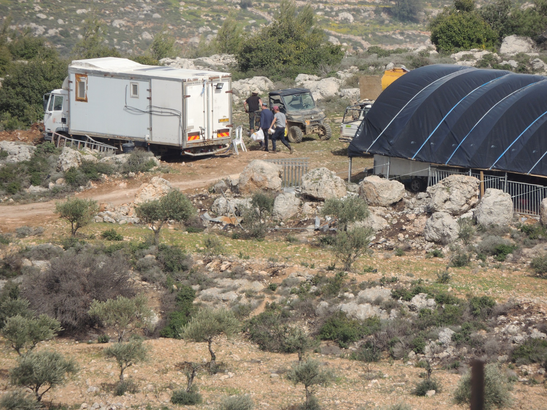 Settlers established a new outpost in a declared World Heritage Site in ...