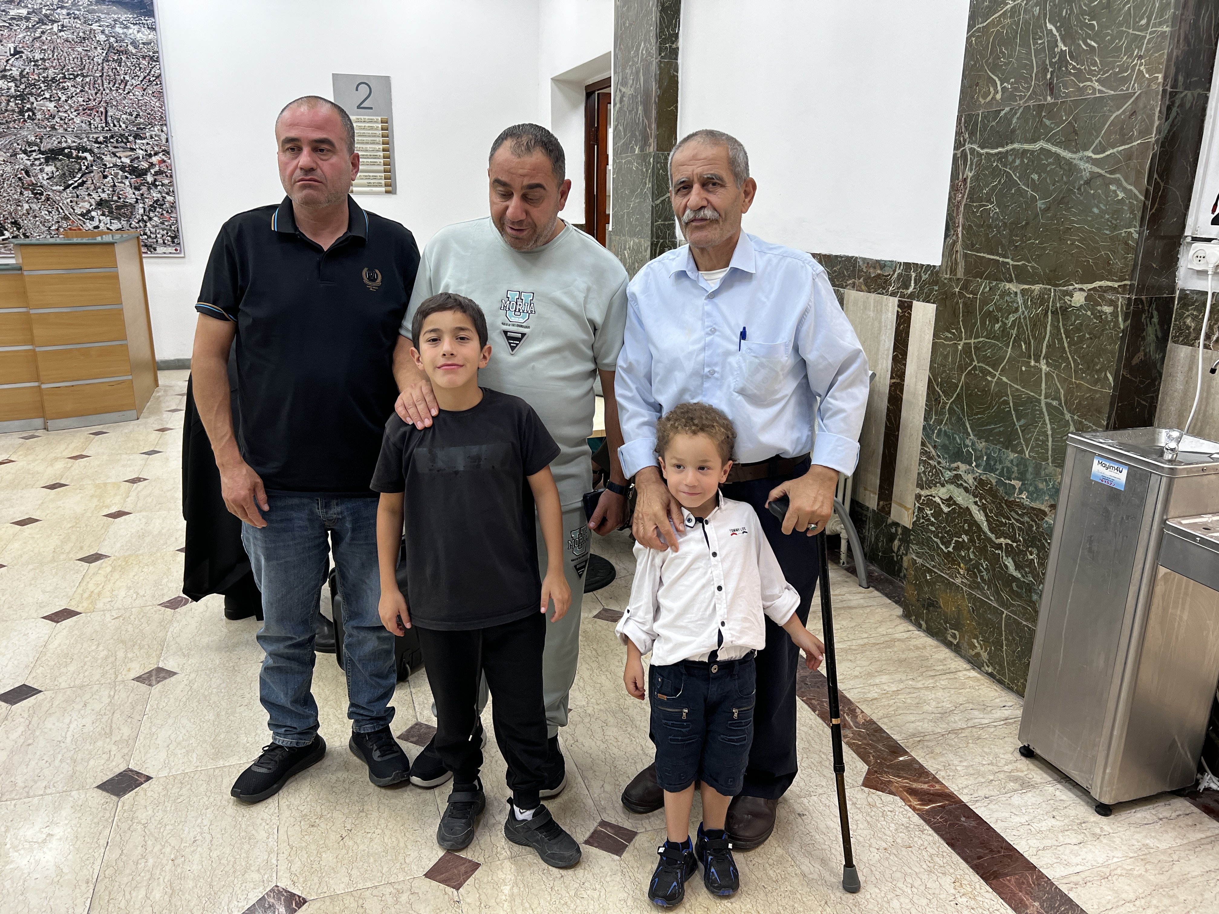 The Police visited the Gheith family in Batan Al-Hawa ahead of their ...